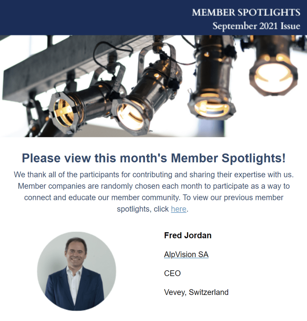 In The Media - What do the media say about AlpVision